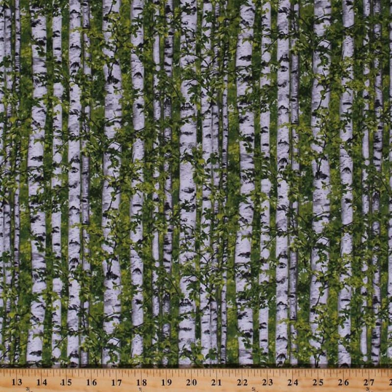 Birch Tree Fabric - Etsy