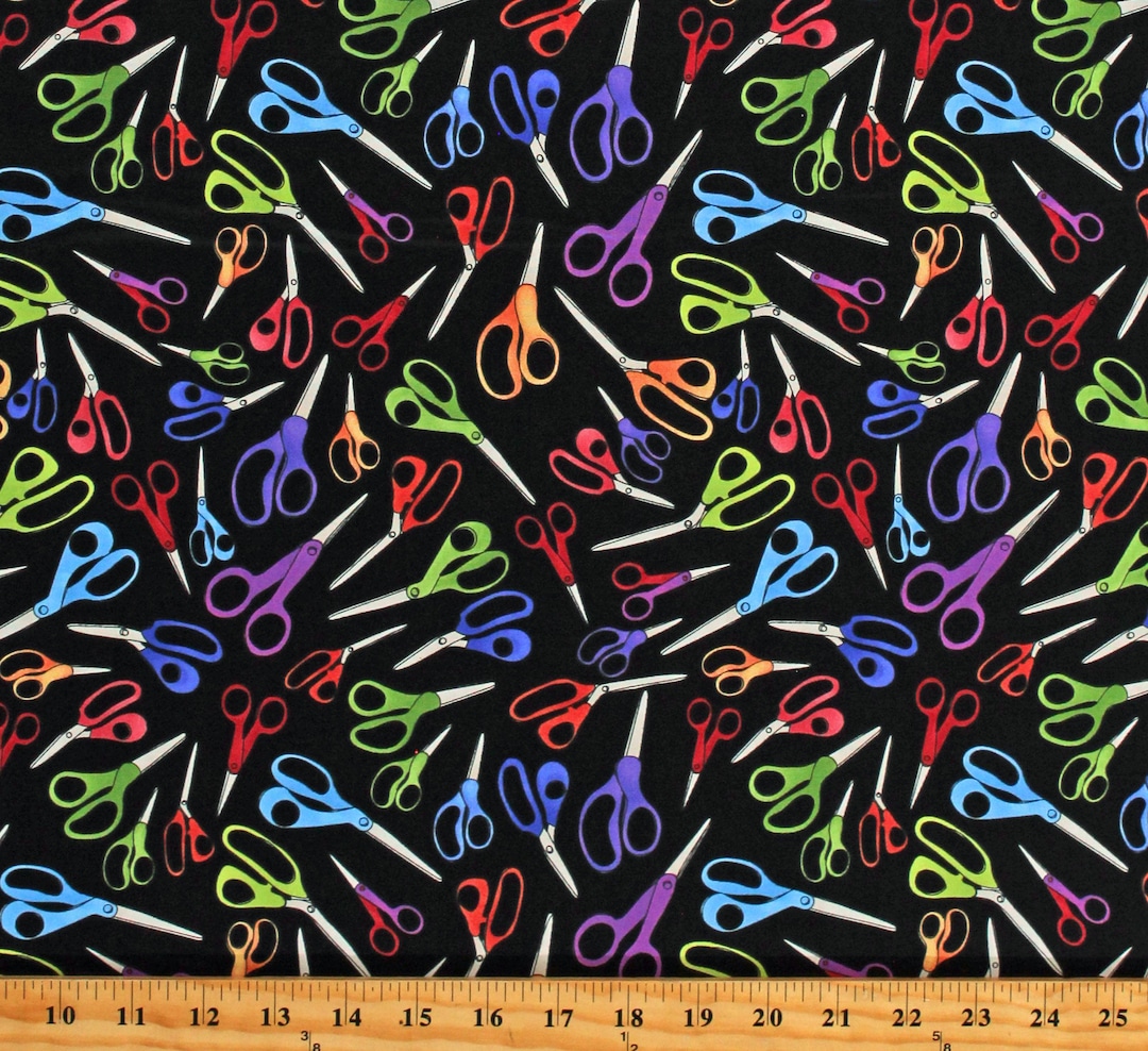 Cotton Scissors Cutting Sewing Room School Supplies Crafts Shear Fun ...