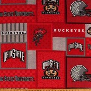 Ohio State Football Helmet Fabric - Etsy