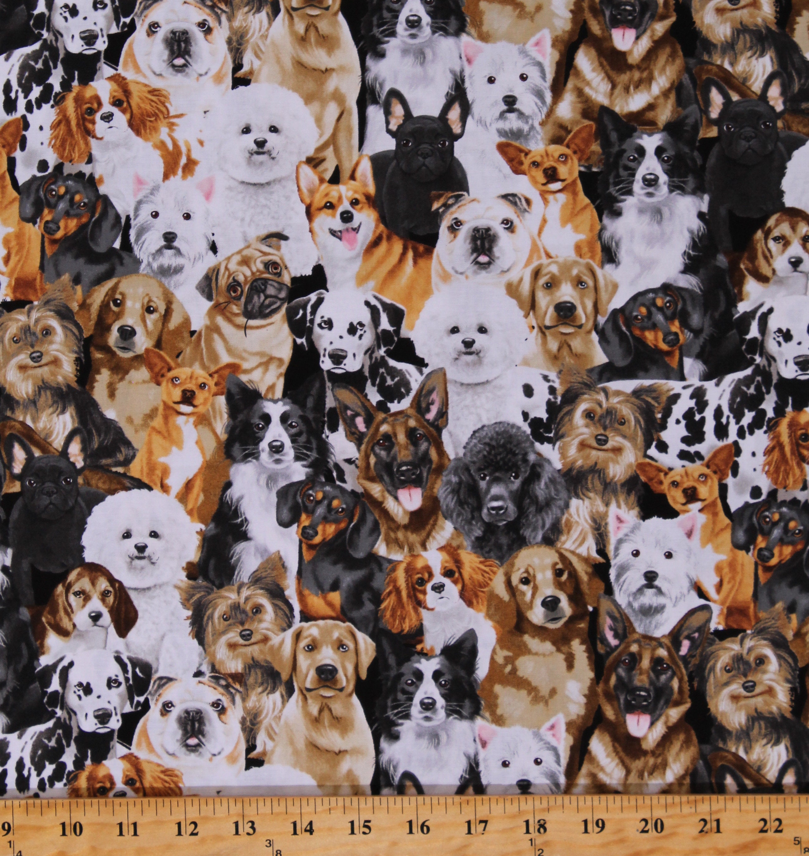 Dog Pattern Fabric