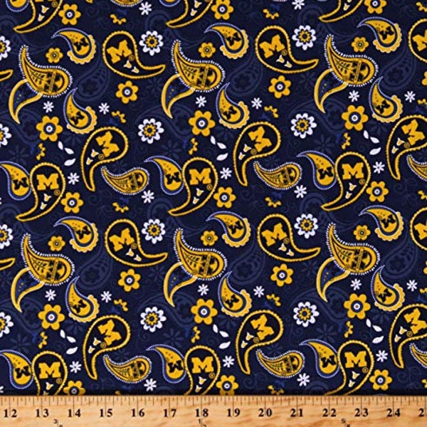 U of M Fabric - Etsy