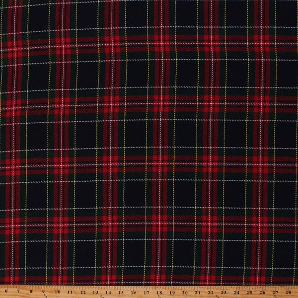 Plaid Wool Fabric - Etsy
