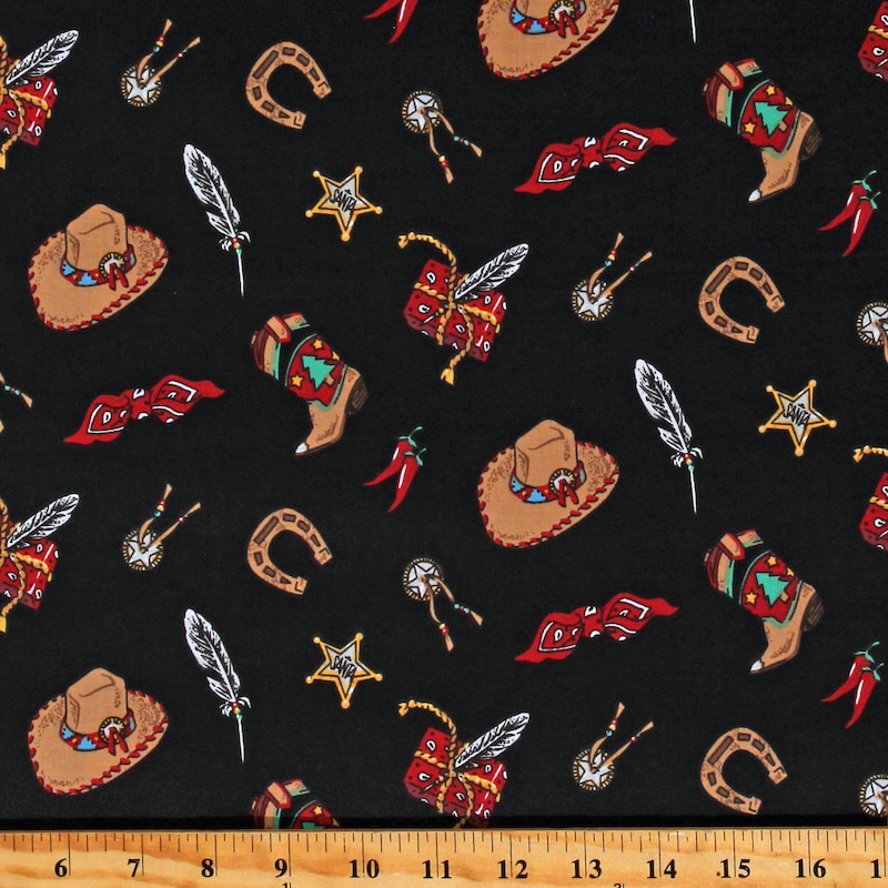 Western Fabric - Etsy