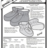 Baby Shoes Sewing Pattern Instant Download Printable E-pattern Easy to ...