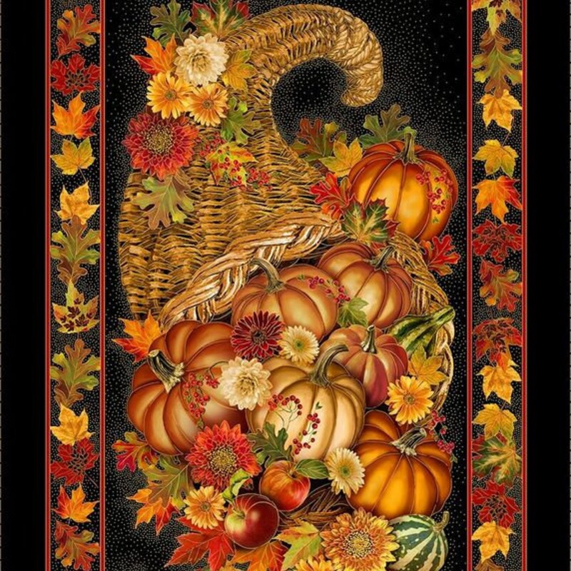 Thanksgiving Fabric - Etsy