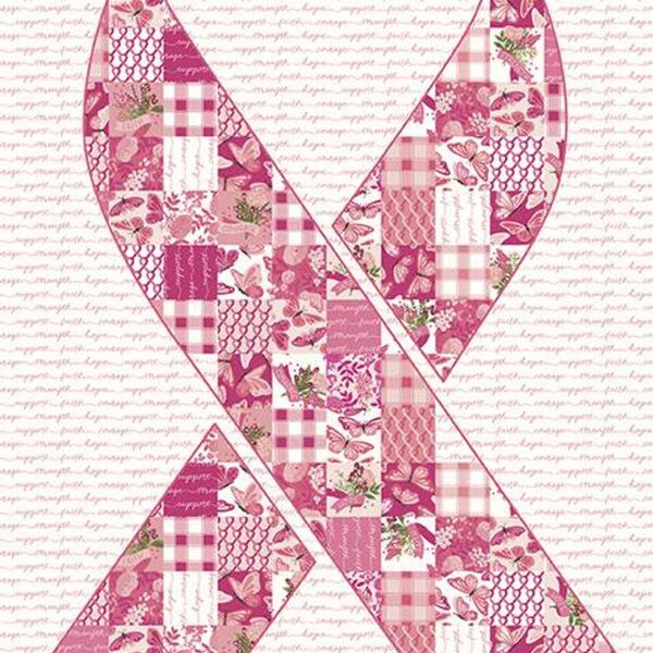 Butterfly Breast Cancer Fabric - Etsy