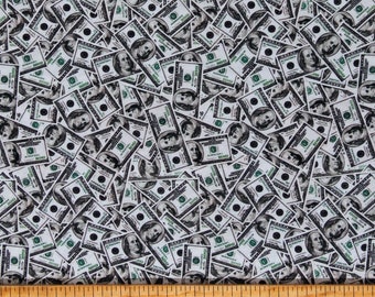 Money Fabric Dean's Big Money by Midcoast Miscellany Green Cash Money ...