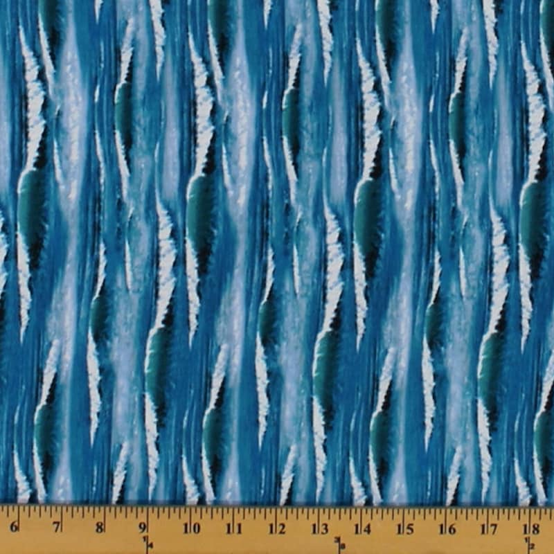 Waves Fabric - Etsy