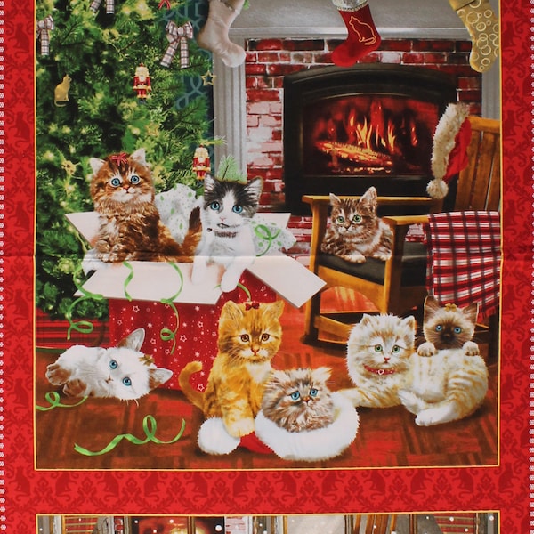 Cat Quilt Panel - Etsy