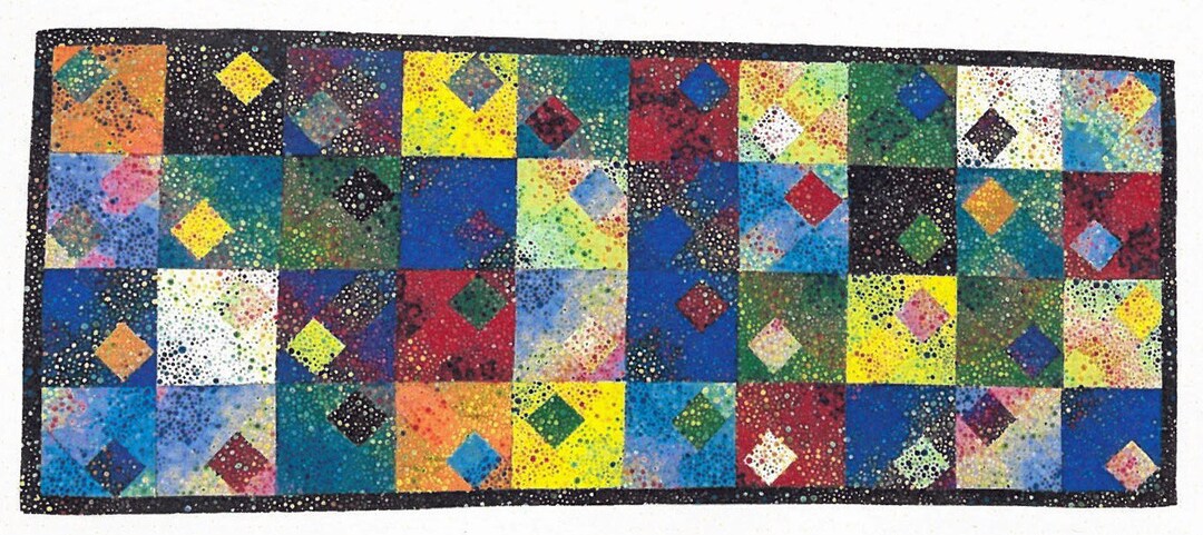 Quilt Kit - Lil' Jojo 14.5" X 35.5" Table Runner Quilt Featuring ...