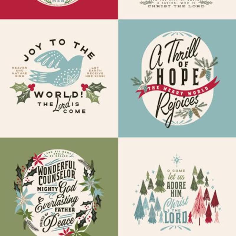 Pillow Christmas Panel - Etsy