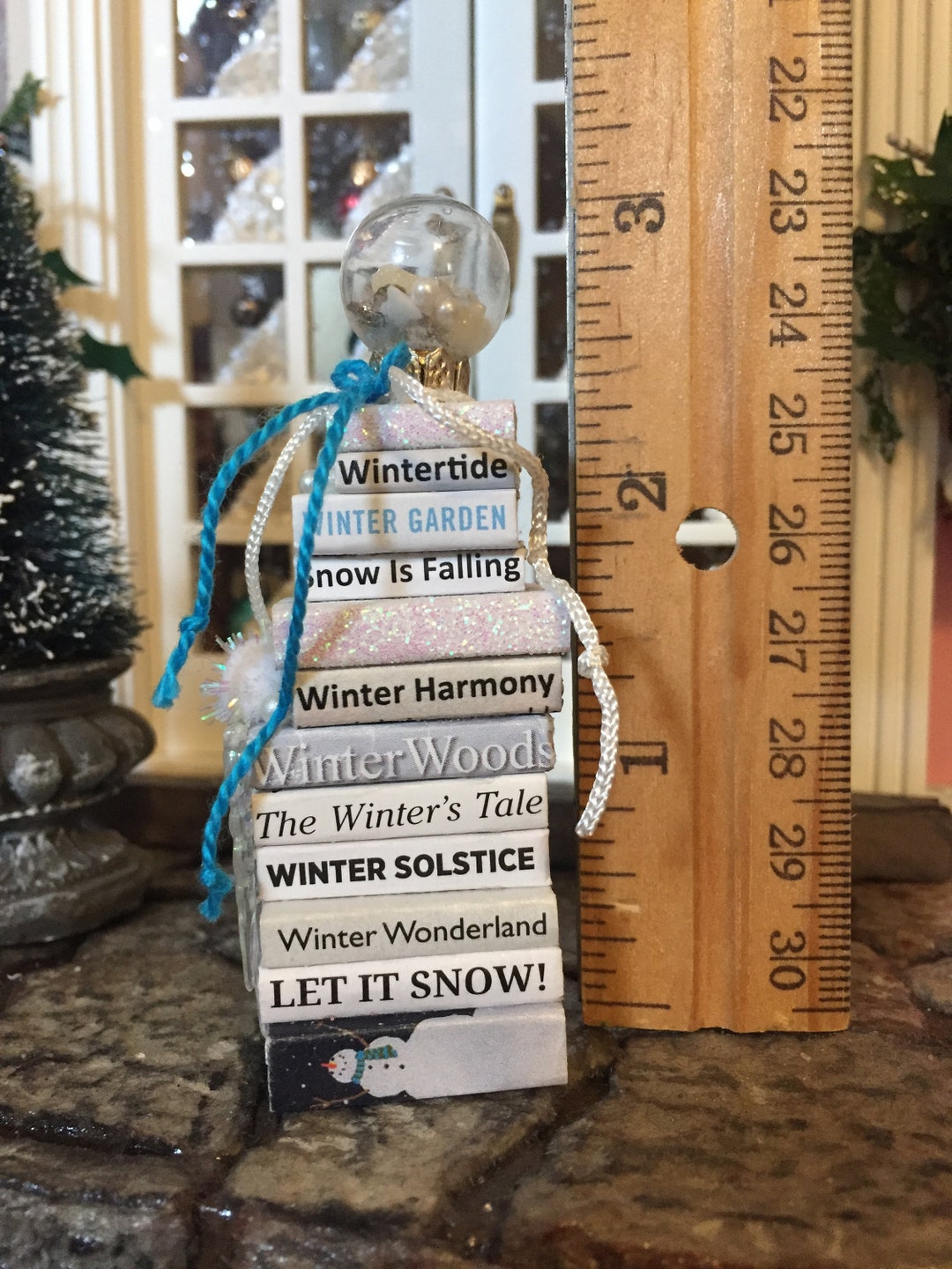 Winter Wonderland Snow Globe Books - Etsy