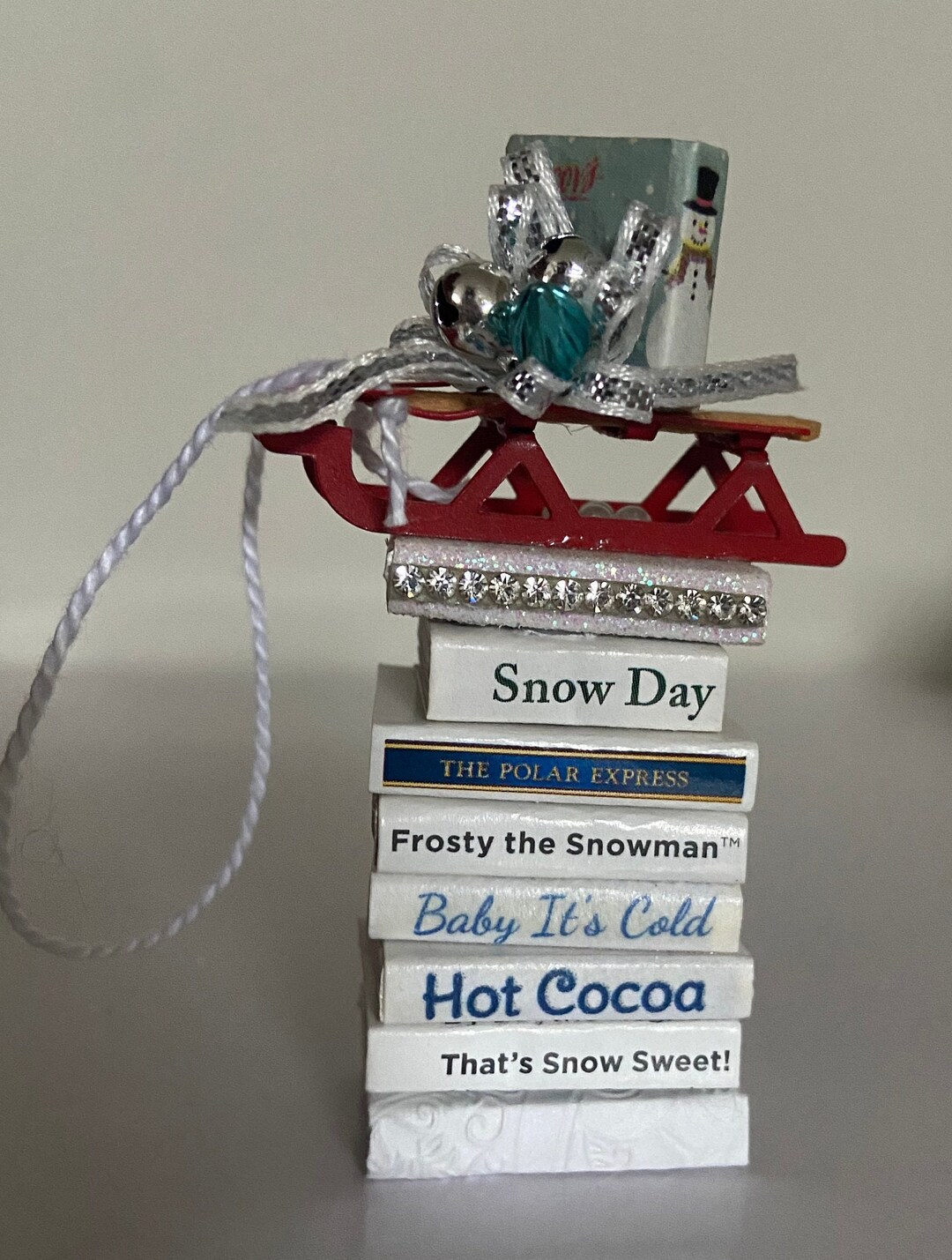 Snow Sled Miniature Books - Etsy