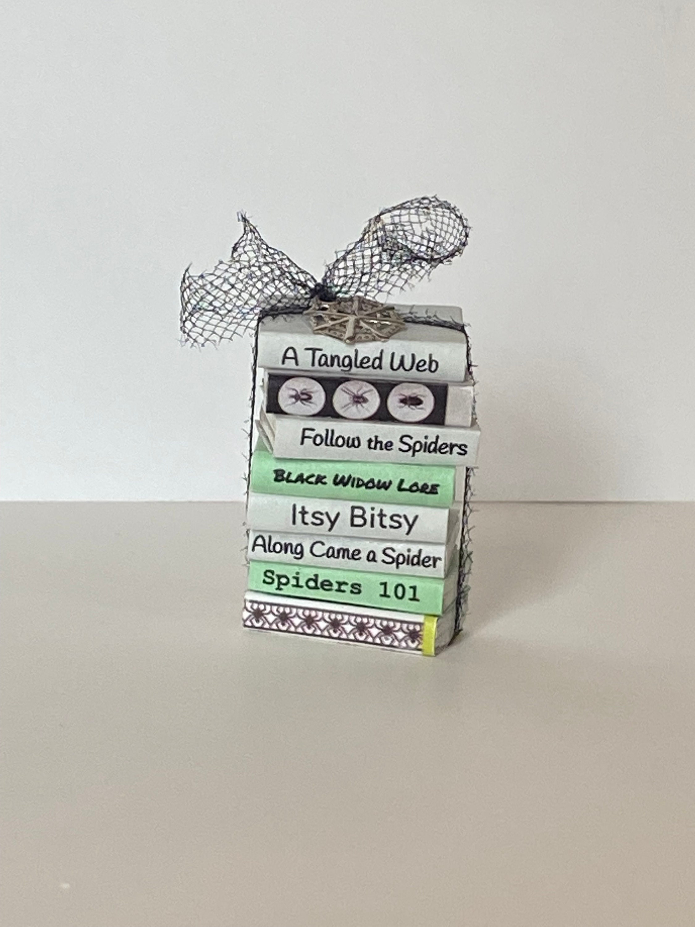 Spiders Stack of Mini Books - Etsy