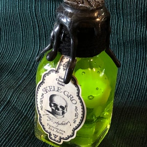Skele-gro Potion Bottle - Halloween Prop Cosplay Wizard Witch ...
