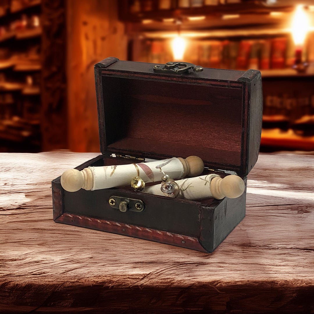 Handmade Parchment Message Scrolls: D&D Roleplay, Wedding Vows - Etsy