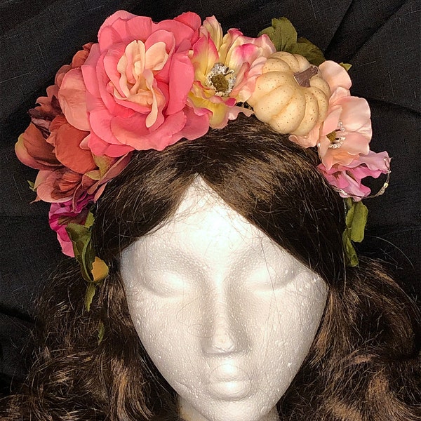 Dia De Los Muertos Flower Crown - Etsy