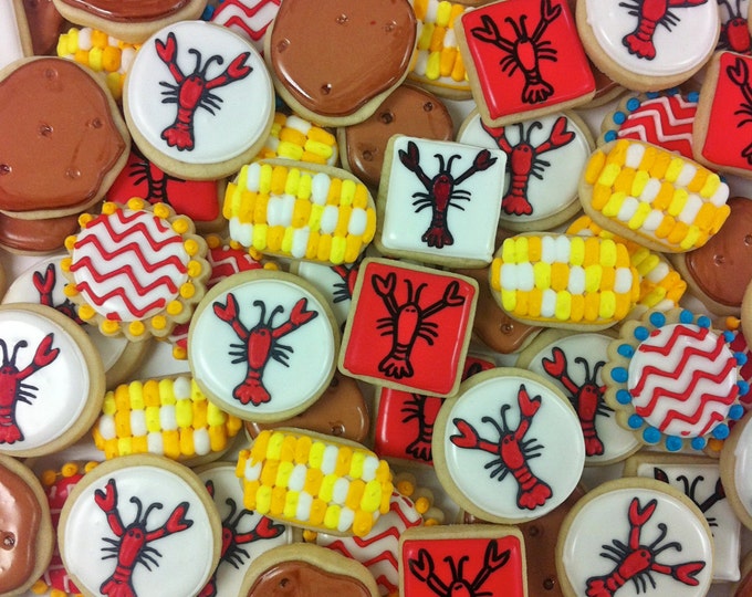 Mini Crayfish Boil Cookies - Etsy