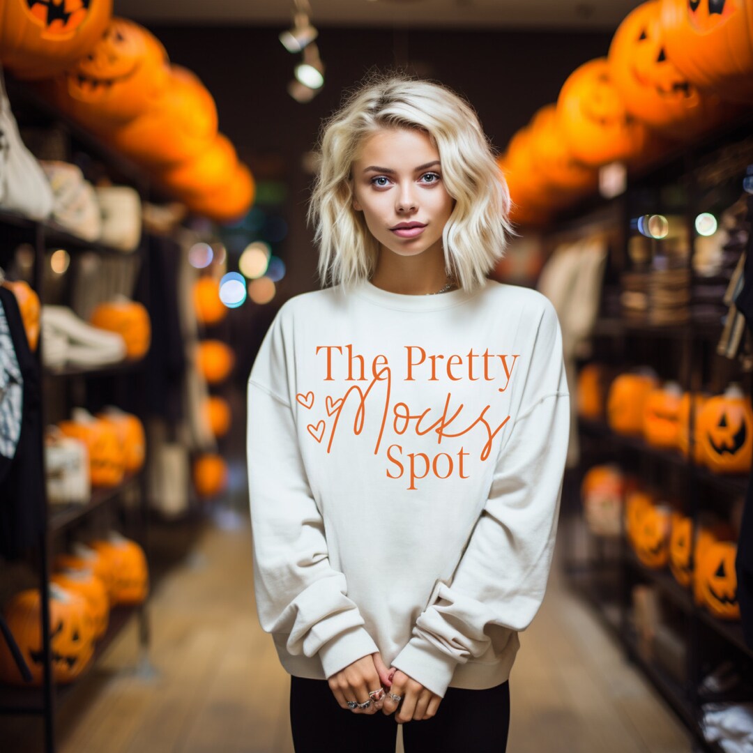 Gildan 18000 White Sweatshirt Mockup, Oversized Sweatshirt, Blank Shirt ...