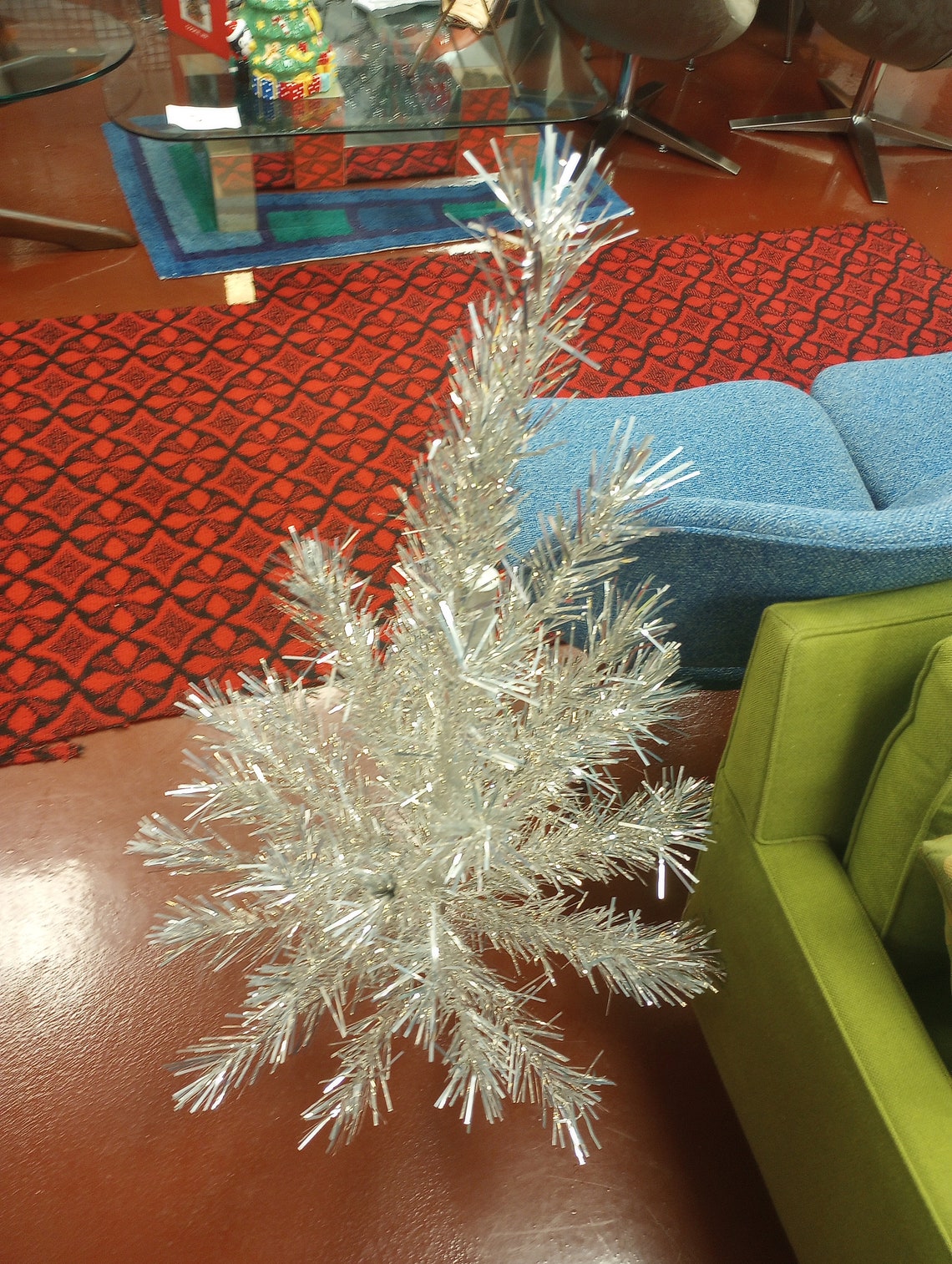 Vintage Silver Aluminum Christmas Tree - Etsy