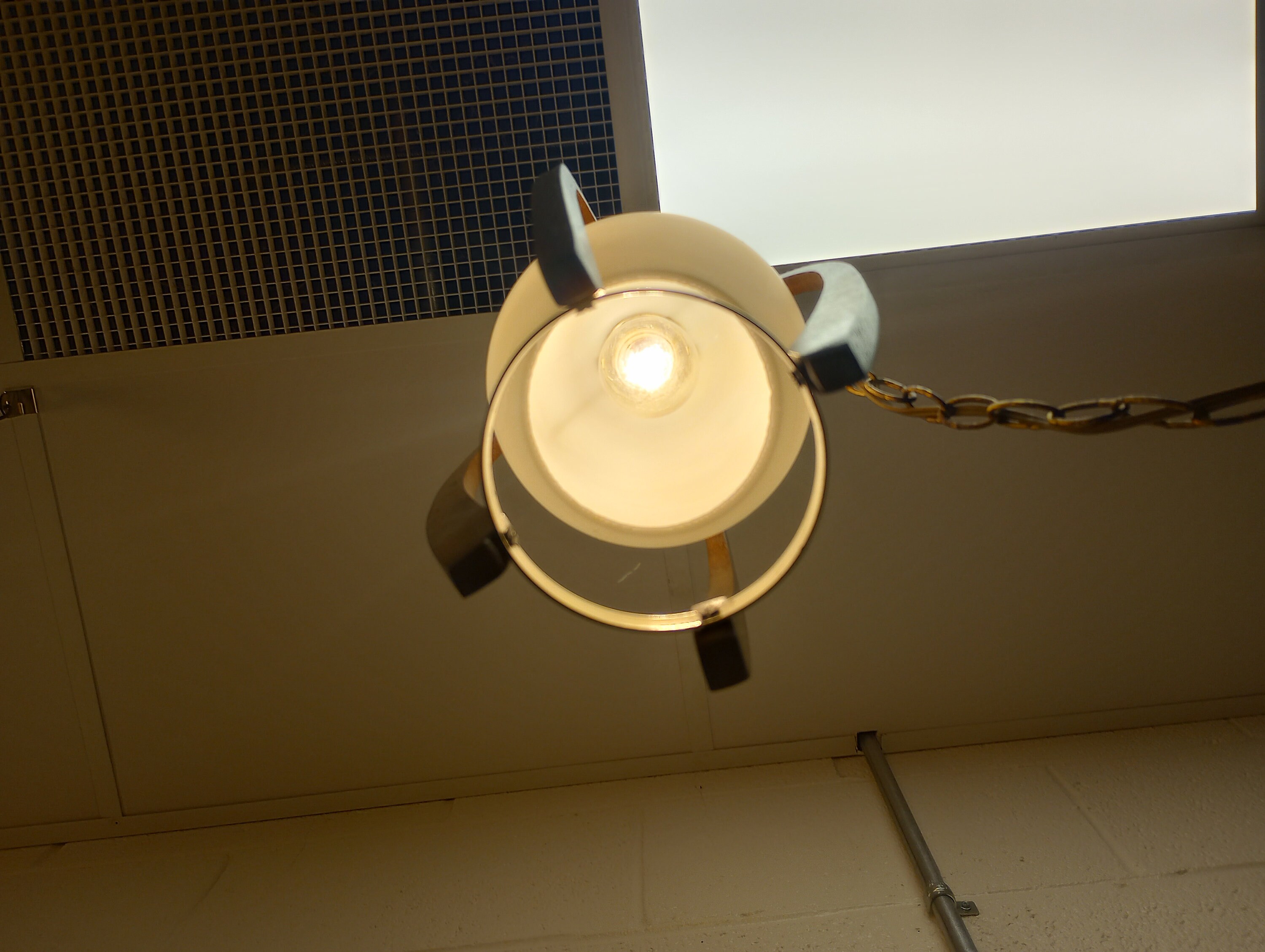 MCM Danish Modern Style Hanging Swag Lamp - Etsy