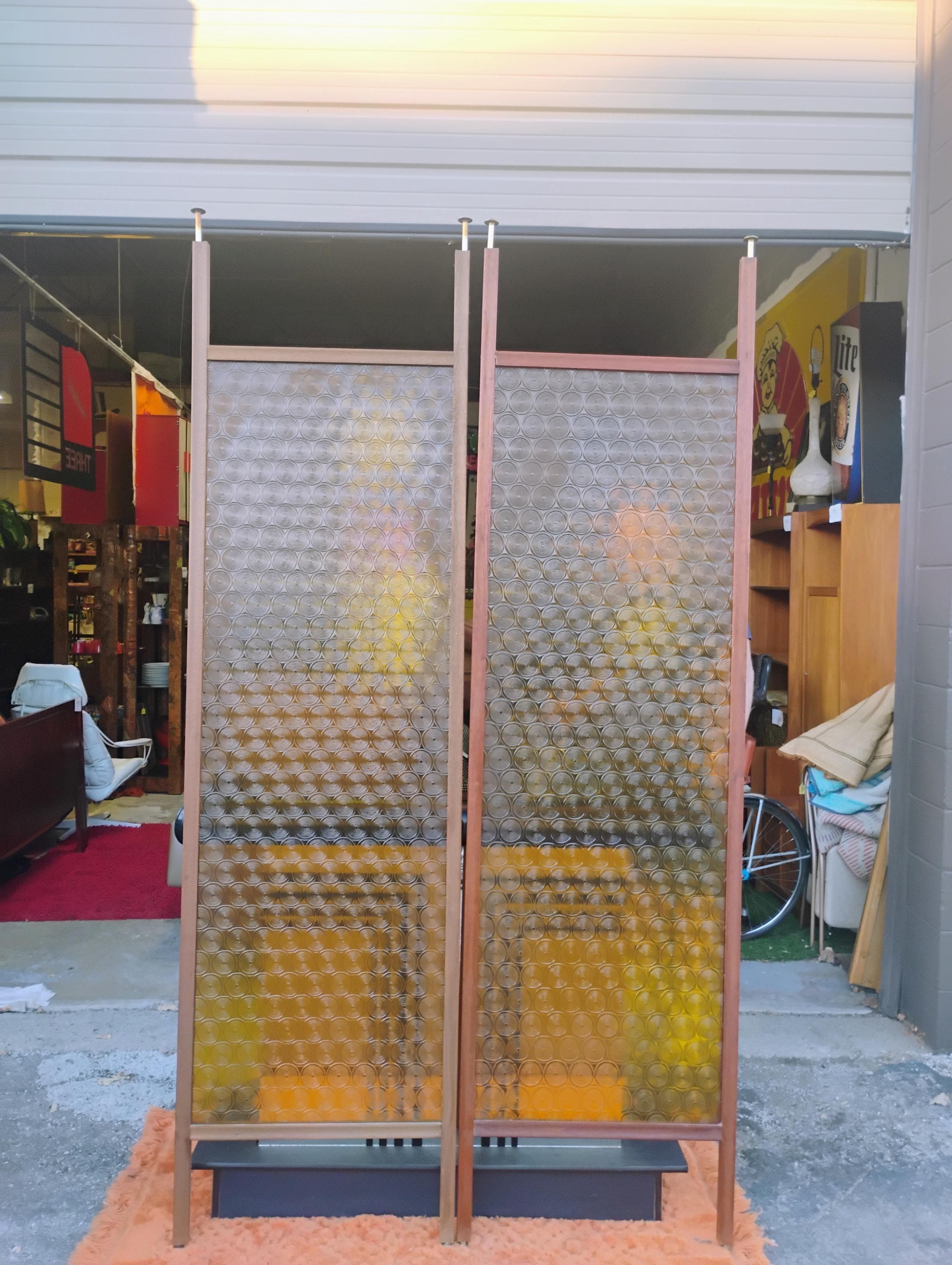Pair of Plastic Room Dividers Amber Beer Bottle - Etsy