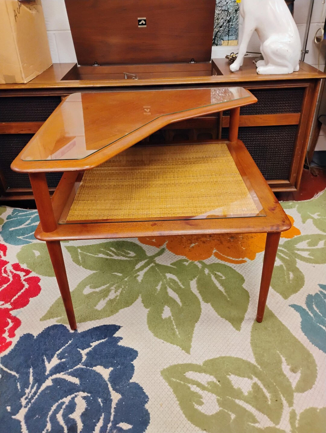 Danish Modern Teak John Stuart Boomerang Corner Table - Etsy