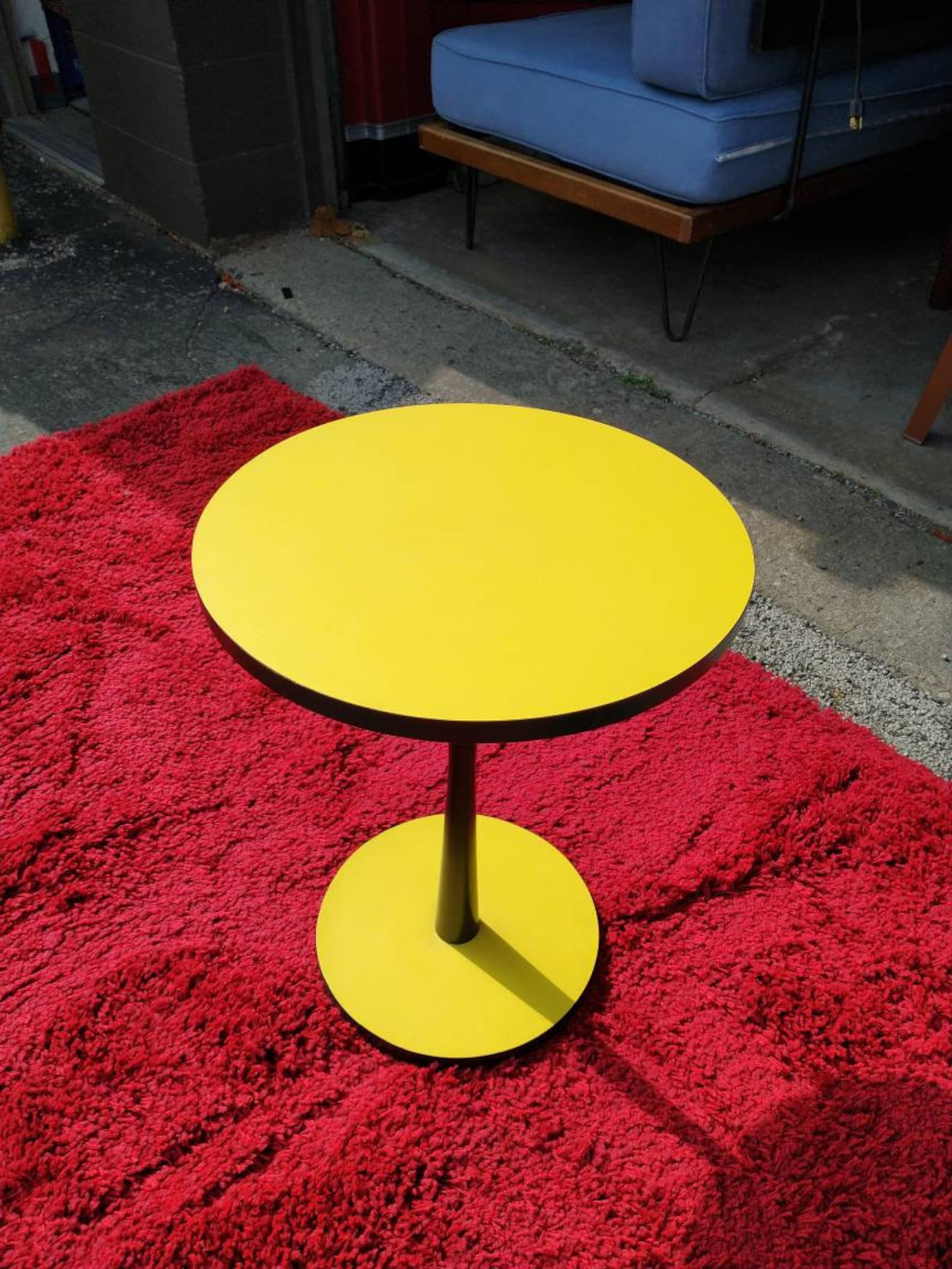 MCM Vintage Tulip Mod Side Table - Etsy