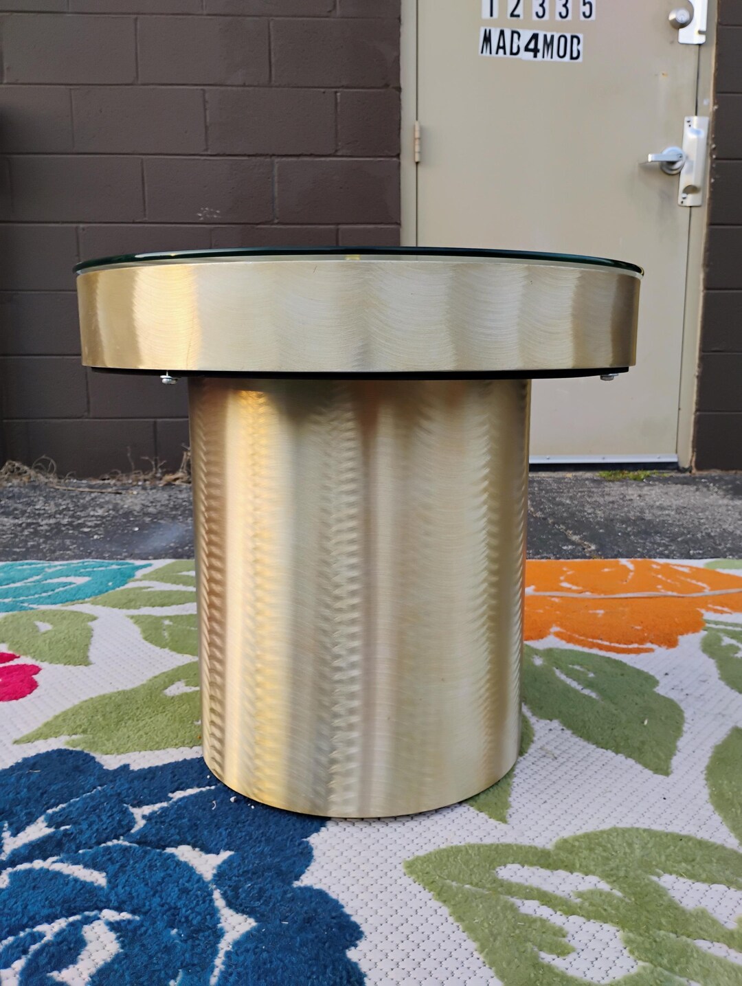 Infinity Mirror Side Table - Etsy