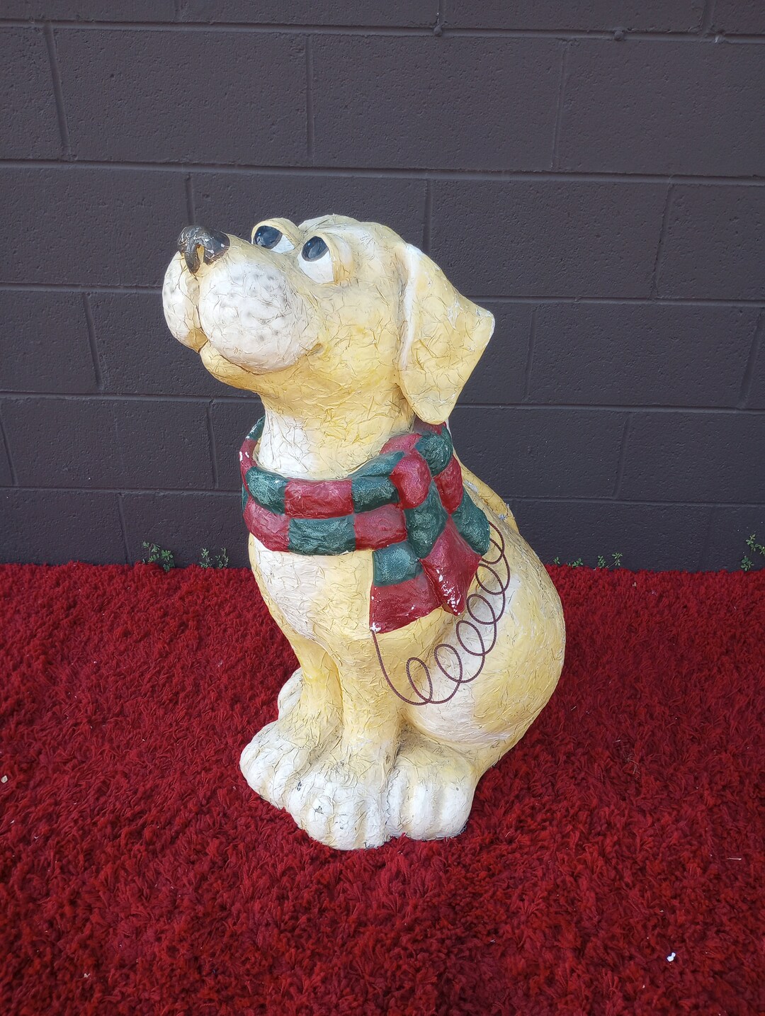 Paper Mache JL Hudson's Dog Lab Parade Store Display Statue - Etsy