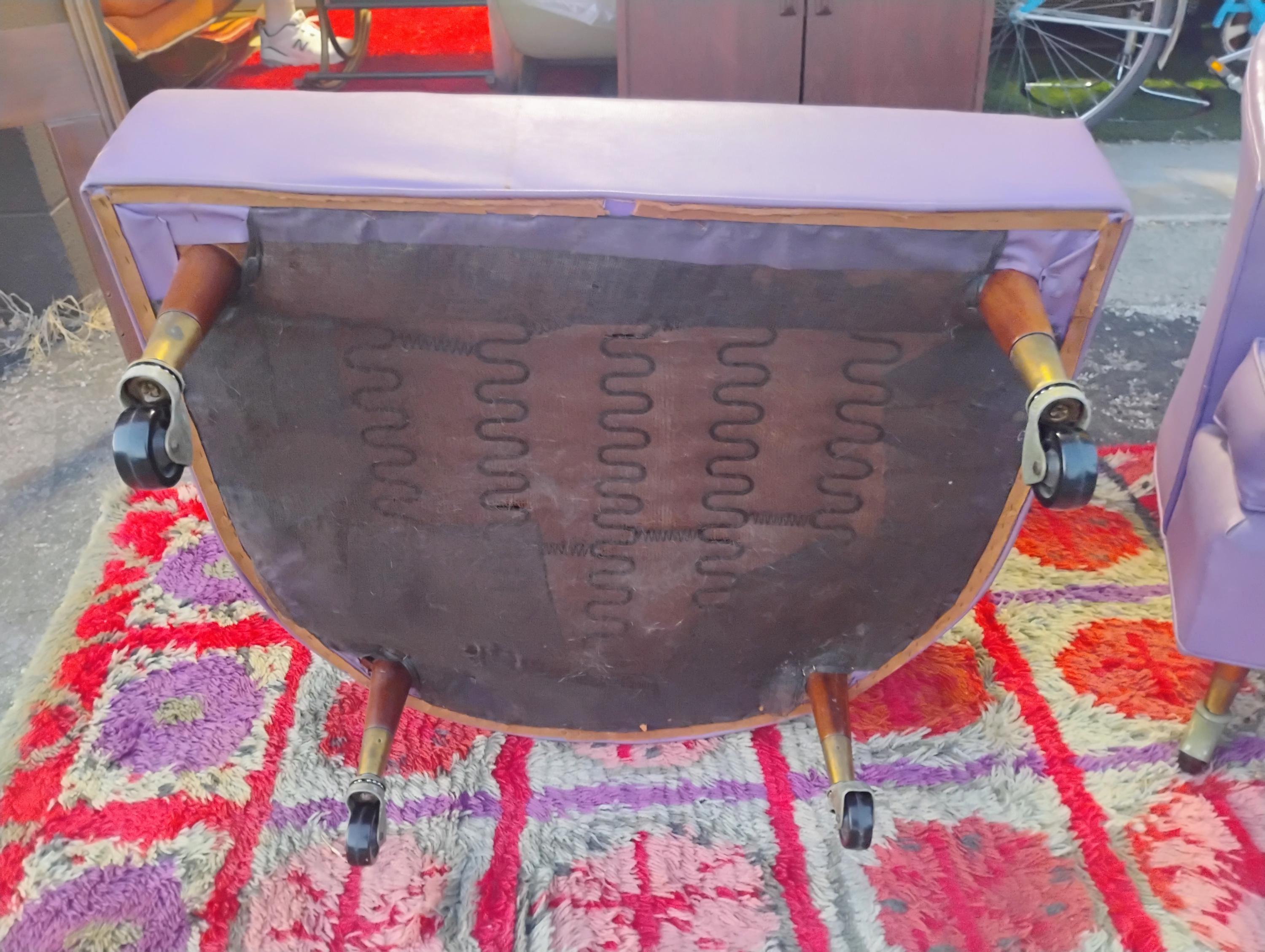 Pair of Rolling Club Chairs - Etsy