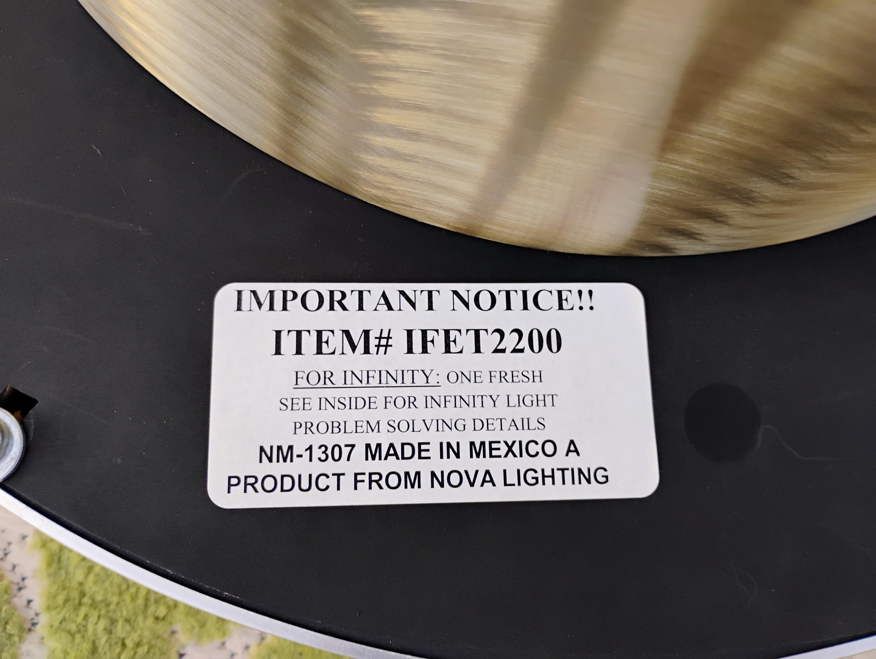 Infinity Mirror Side Table - Etsy