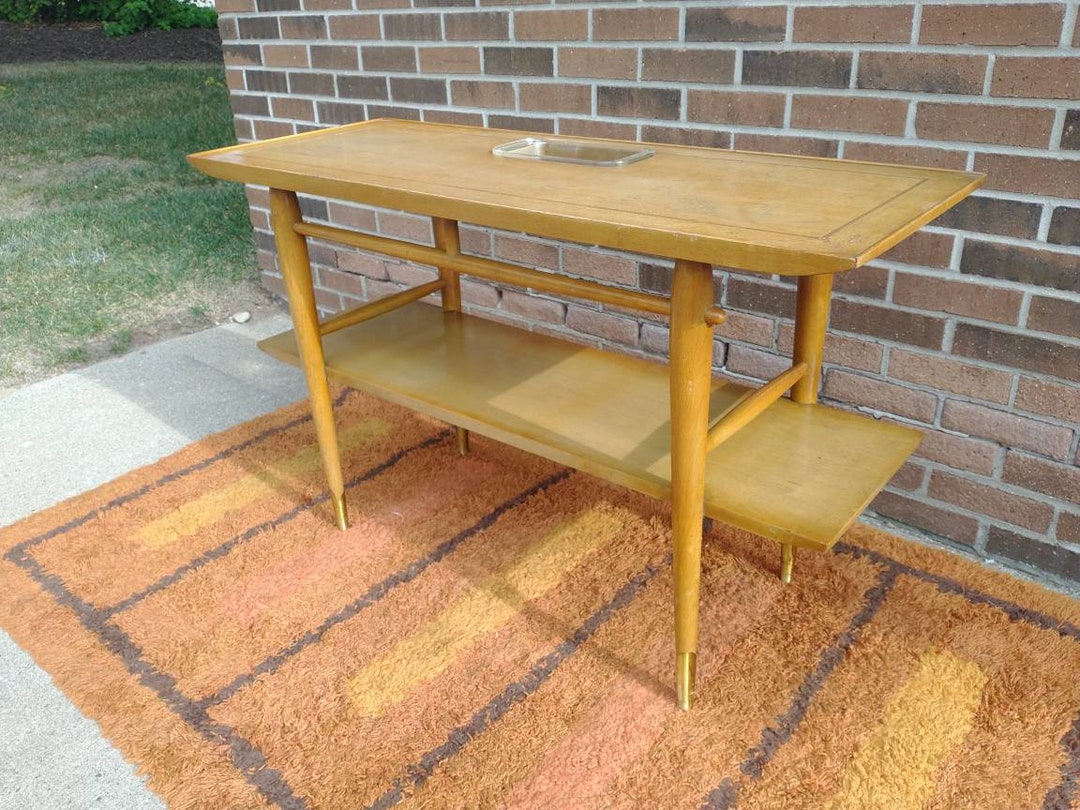 Rare Lane Copenhagen Planter Console Two Tier Table - Etsy