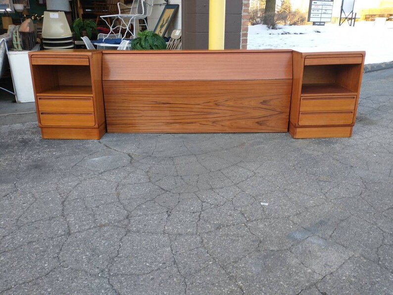 Teak Danish Modern 4 Piece Bedroom Set - Etsy