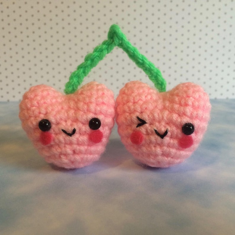 CROCHET PATTERN for Cherry Besties Soft Sculpture - Etsy