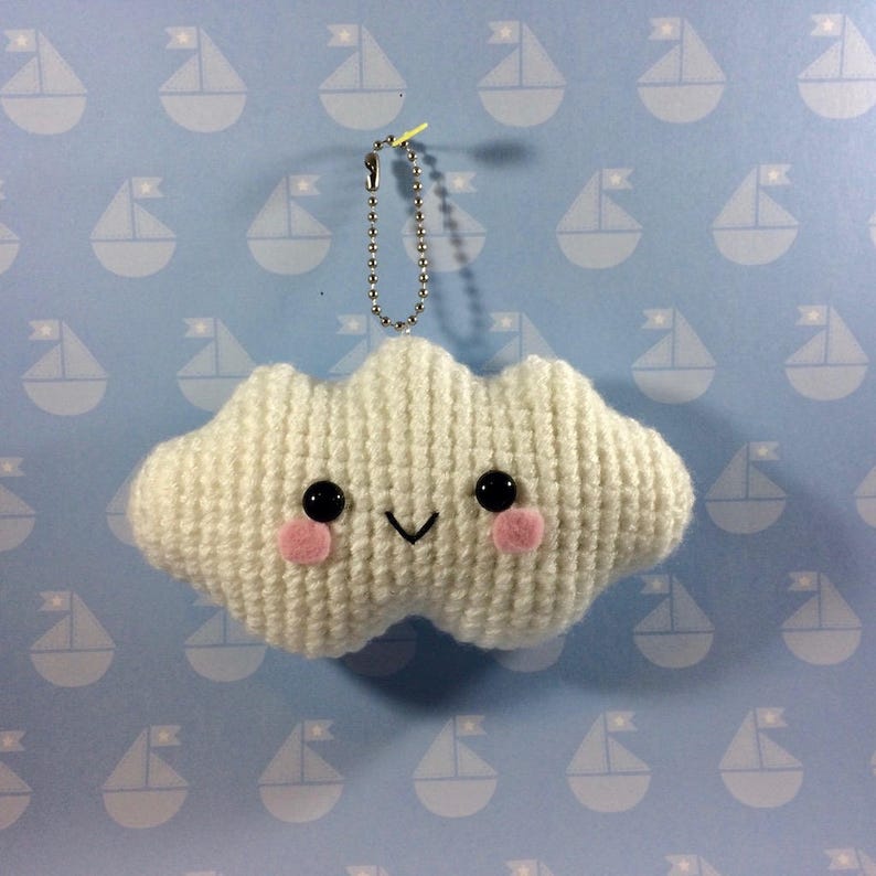 CROCHET PATTERN for Amigurumi Cloud Kawaii Plushy Crochet - Etsy