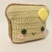 Crochet Pattern for Toast Amigurumi, Learn to Crochet Amigurumi Toast ...