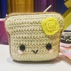 Crochet Pattern for Toast Amigurumi, Learn to Crochet Amigurumi Toast ...