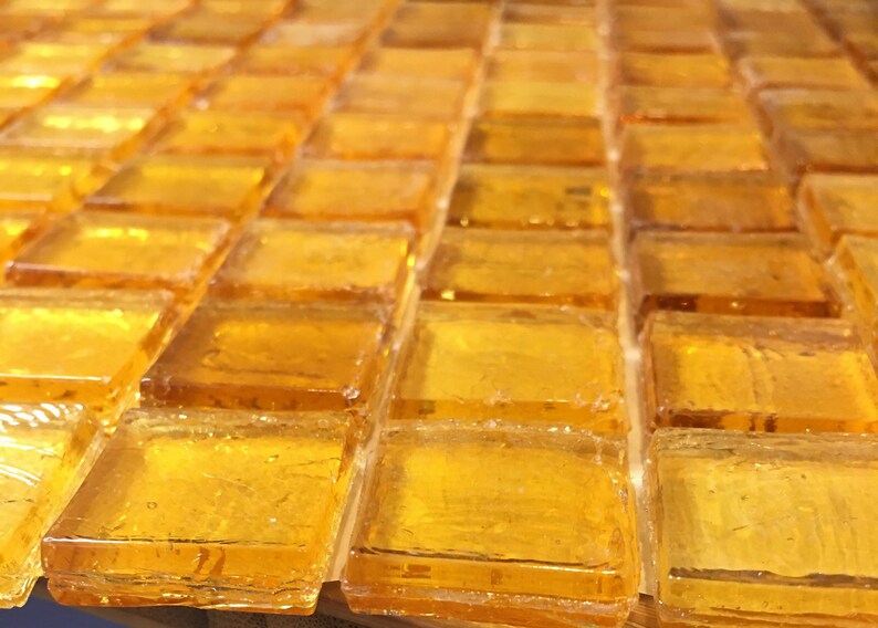 Sicis Hemp Orange Yellow Waterglass 7/8 Tiles - Etsy