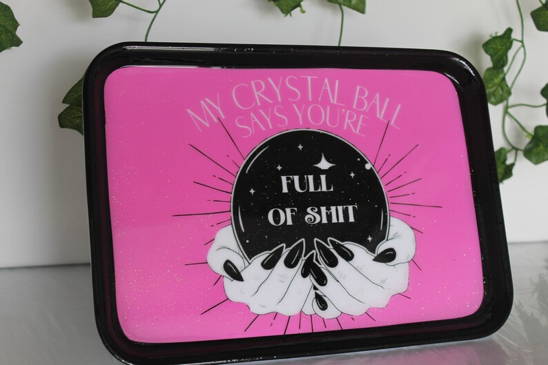 Crystal Ball Rolling Tray - Etsy