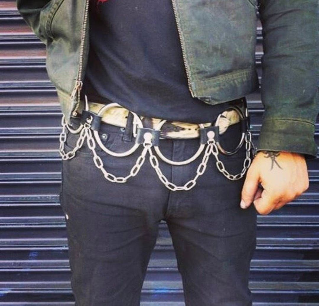 Three Inch Ring Chain Belt - Etsy