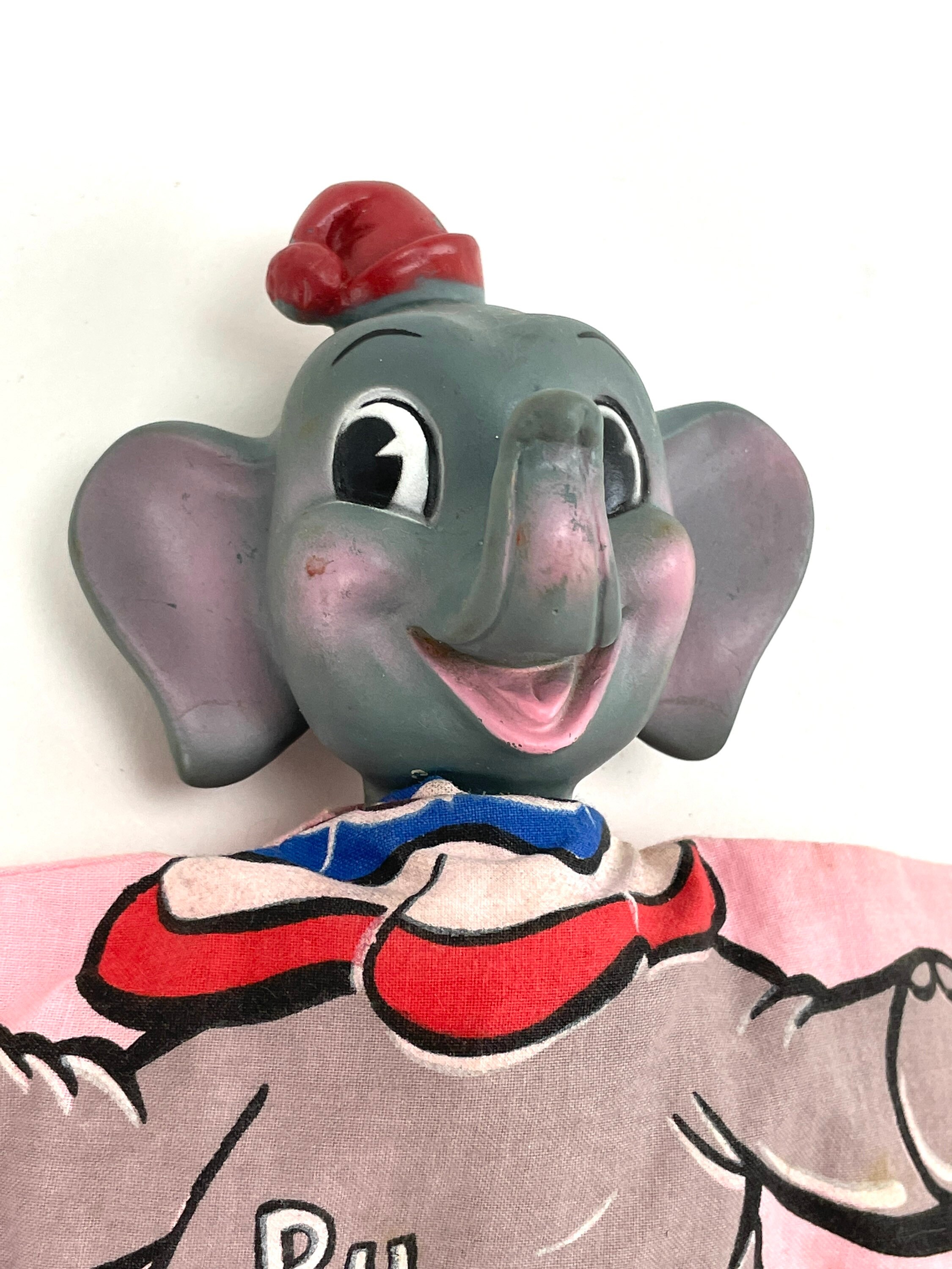 Rare 1940’s Walt Disney Character Dumbo Hand Puppet by Gund Company - Etsy