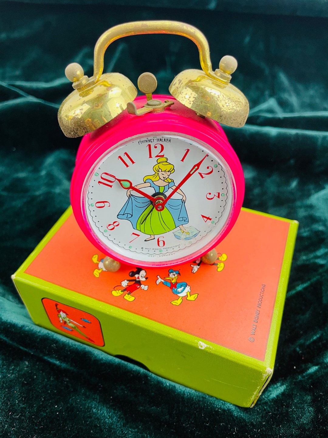 1970s Disney Time Officially Licensed Cinderella Neon Pink Vintage ...