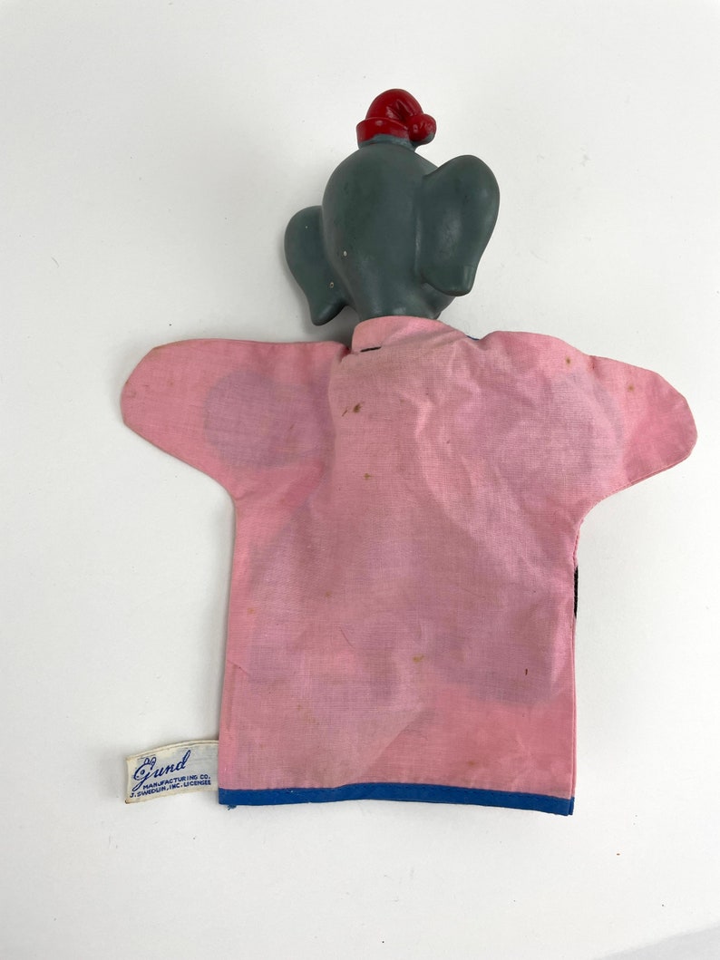 Rare 1940’s Walt Disney Character Dumbo Hand Puppet by Gund Company - Etsy
