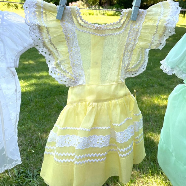 Girls Apron Dress - Etsy