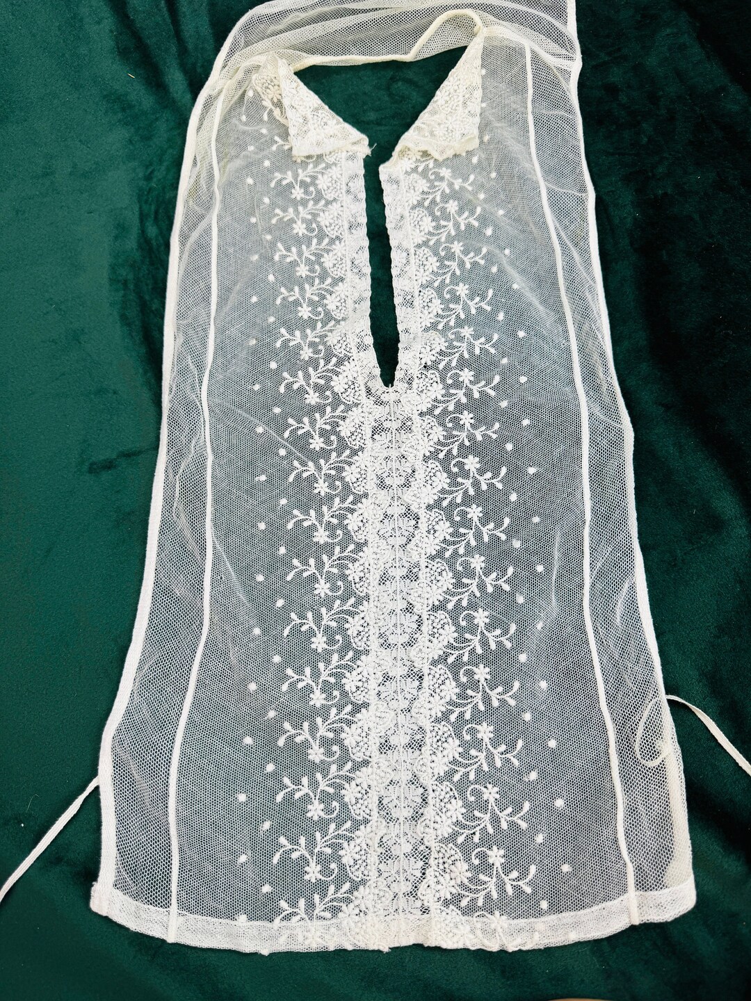 Edwardian Lace Modesty Panel: Antique Costume Collar, 1900s - Etsy