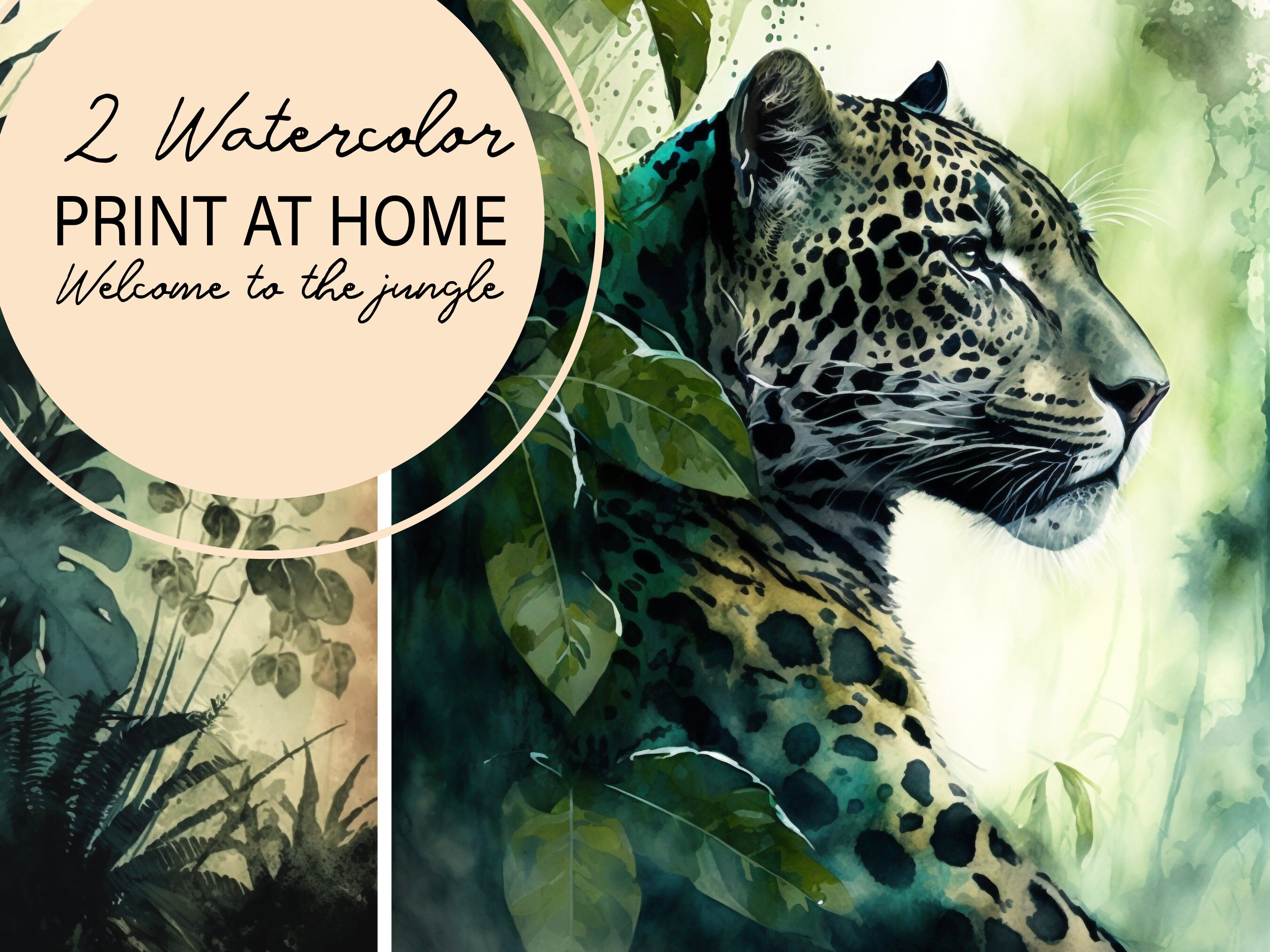 Beautiful Rainforest Jungle Instant Download Perfect for Print at Home ...