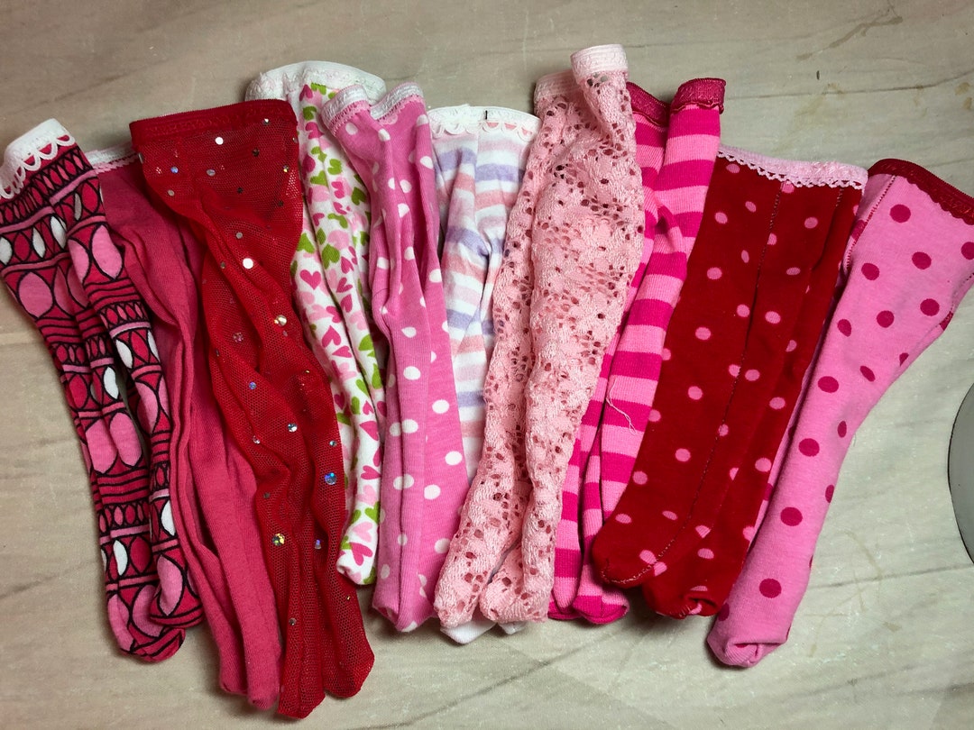 Choice of Valentine Tights for 14" Doll - Etsy