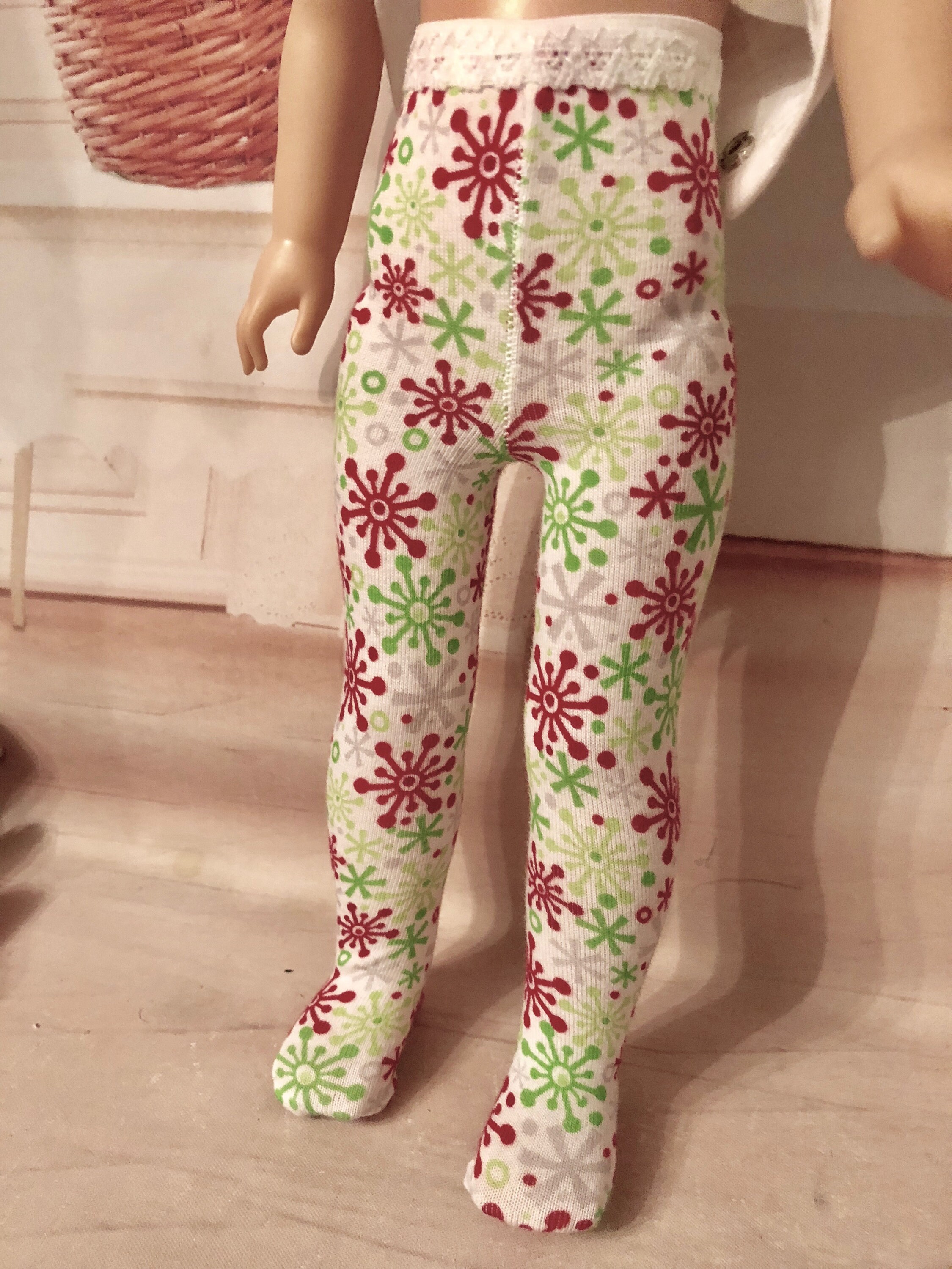 Choice of Christmas Tights for 14" Doll: Heavenly Selection - Etsy