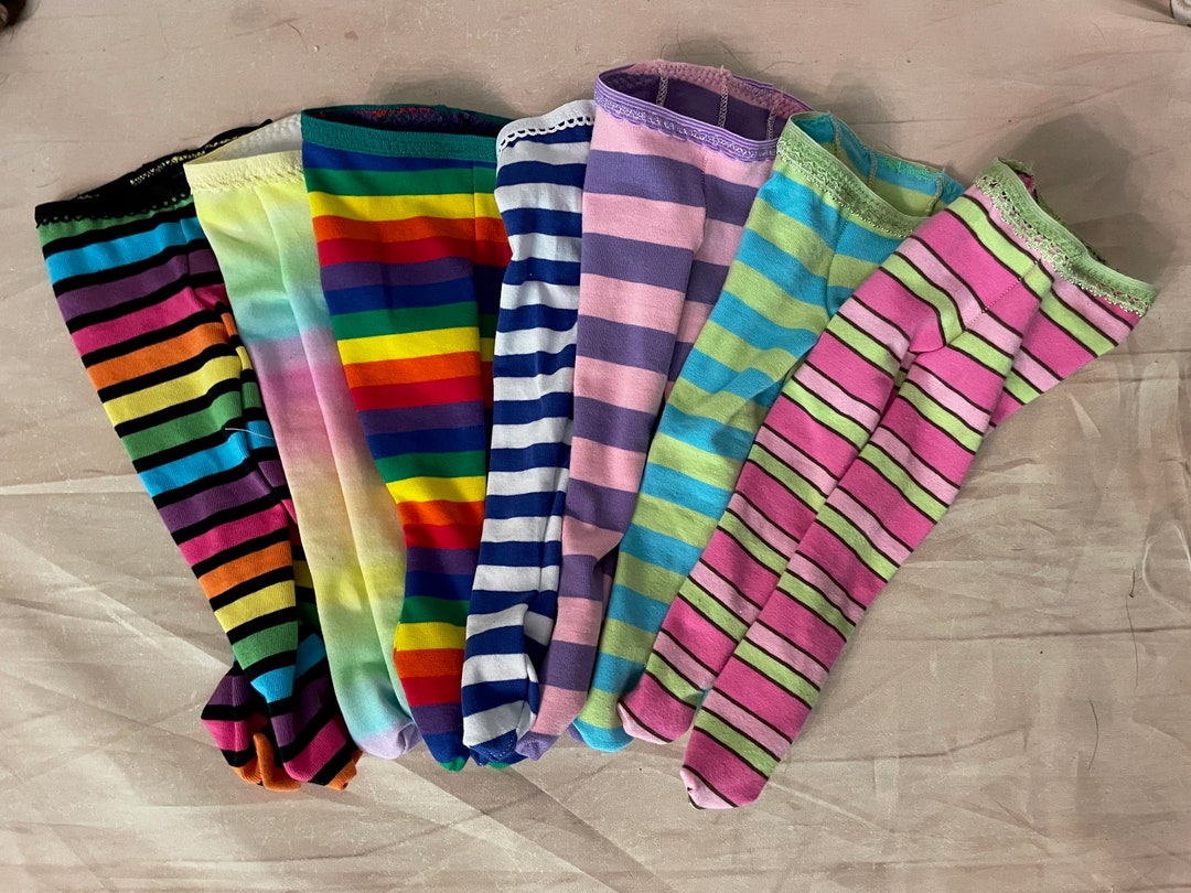 Choice of Striped Tights for 18" Doll - Etsy